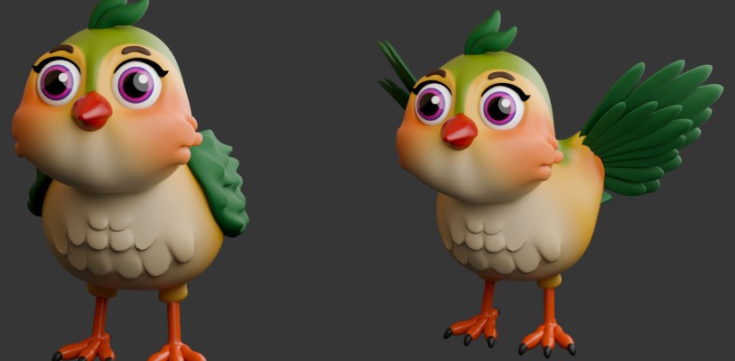 I will create custom stylized 3D cartoon characters with texturing and ...